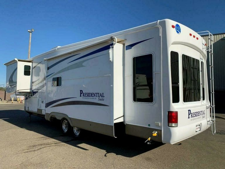 2008 HOLIDAY RAMBLER PRESIDENTIAL SUITE 36RLT LUXURY RV FIFTH WHEEL ...