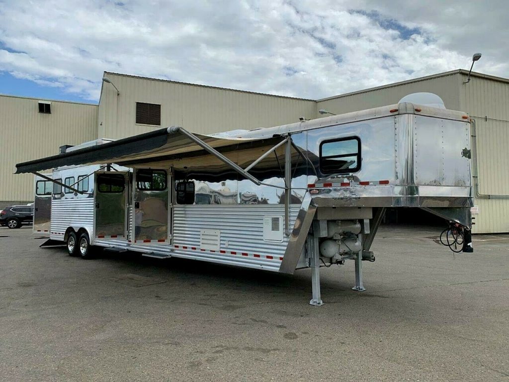 2006 DREAM COACH CUSTOM PLATINUM HORSE TRAILER LIVING QUARTER "SLIDE ...