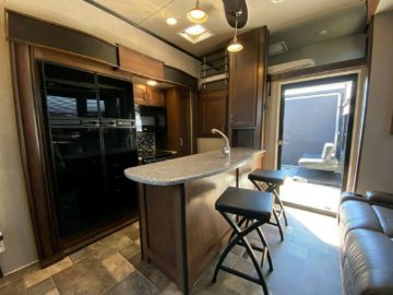 2016 KEYSTONE FUZION 345 FIFTH WHEEL TOY HAULER TRAILER RV 3 SLIDES ...