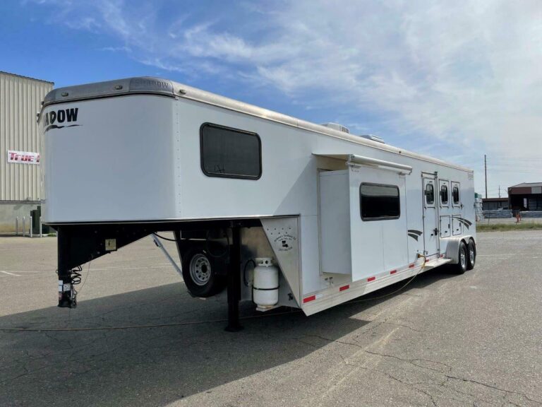 2014 SHADOW PRO SERIES 3 HORSE TRAILER WITH LIVING QUARTERS "2 SLIDE ...